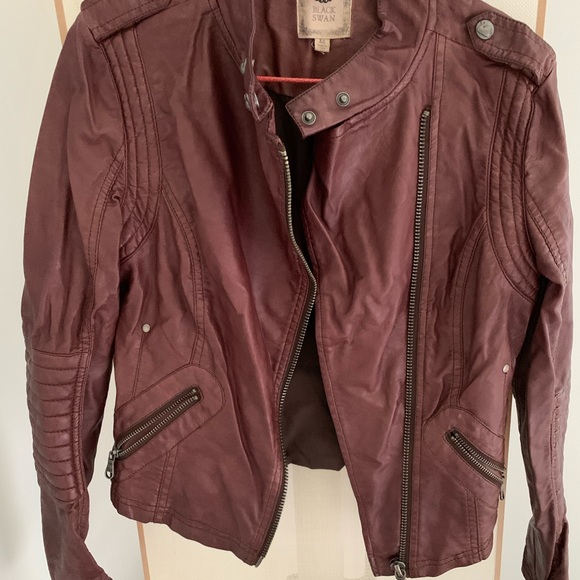 Black Swan | Jackets & Coats | Leather Jacket | Poshmark